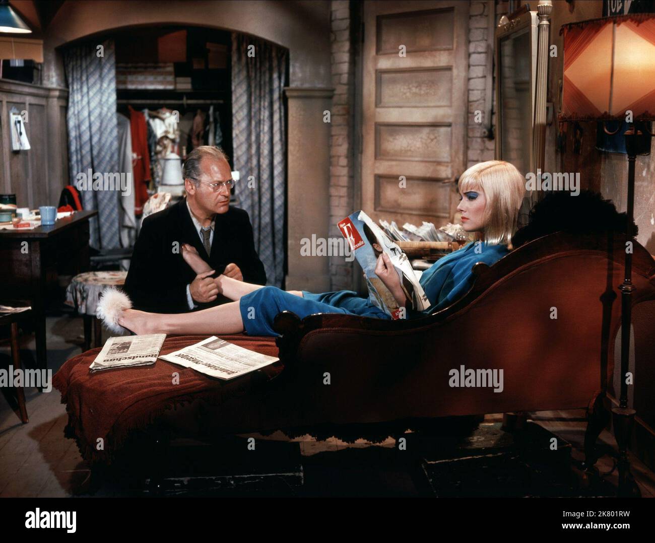 Curd Jurgens & May Britt Film: The Blue Angel (USA 1959) Characters ...