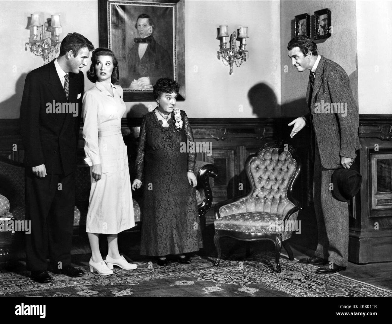 Charles Drake, Peggy Dow, Josephine Hull & James Stewart Film: Harvey ...