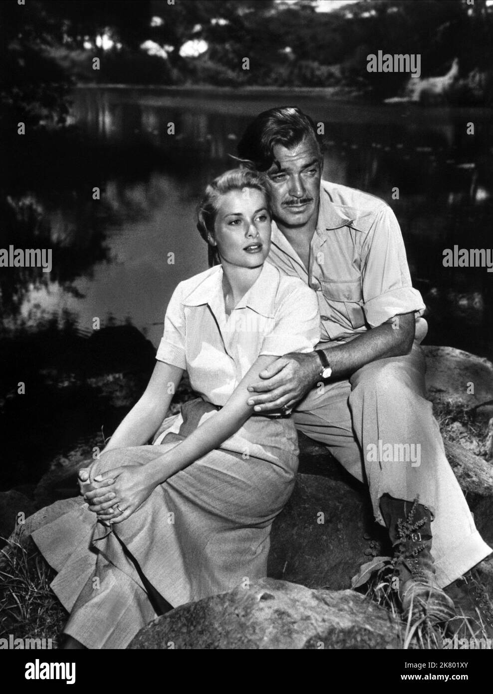 Grace Kelly & Clark Gable Film: Mogambo (USA 1943) Characters: Linda ...