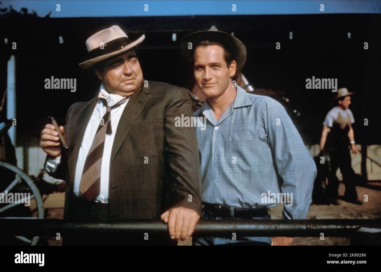 Orson Welles & Paul Newman Film The Long, Hot Summer (USA 1958) Characters: Will Varner, Ben ...