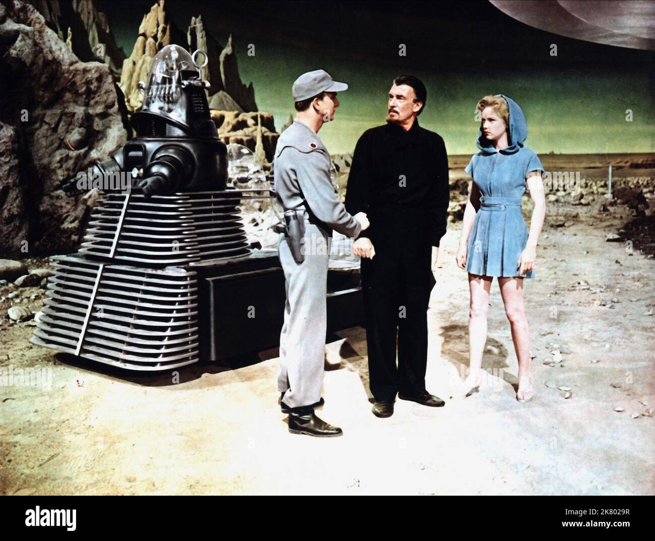 Robby The Robot, Leslie Nielsen, Walter Pidgeon & Anne Francis Film ...