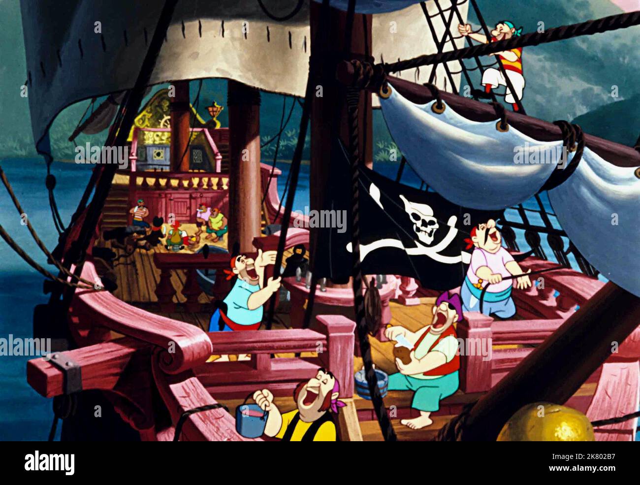 Jolly Roger Pirate Crew Film Peter Pan (USA 1953) Regie: Clyde Geronimi ...