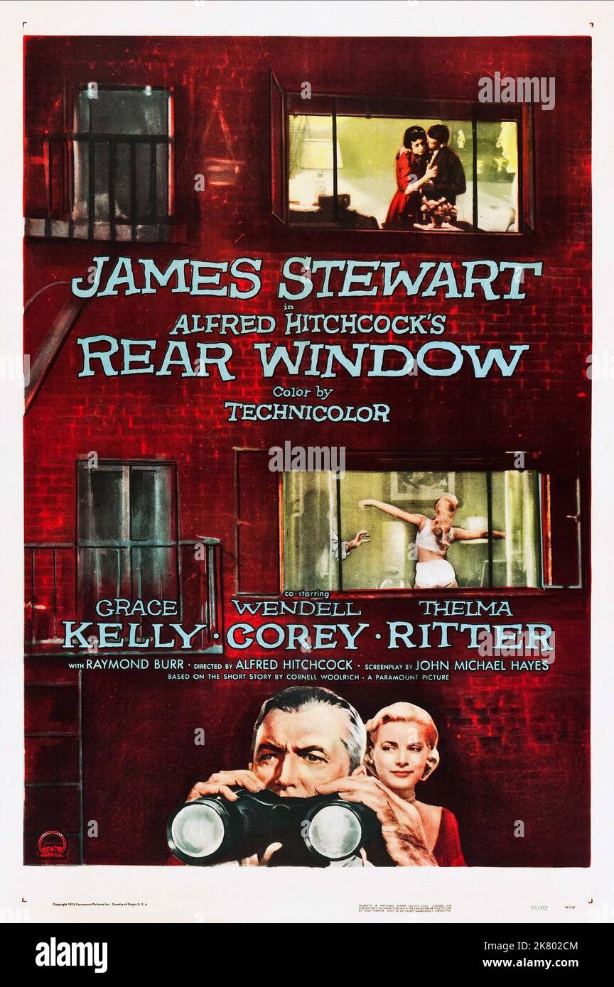 James Stewart & Grace Kelly Film: Rear Window (USA 1954) Characters: L ...