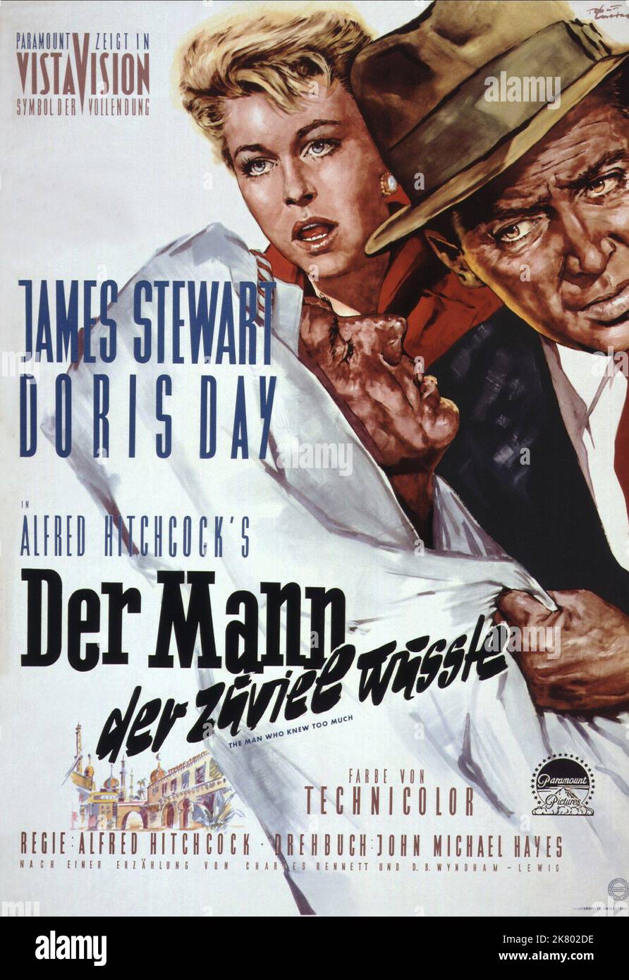 Doris Day & James Stewart Film: The Man Who Knew Too Much (USA 1956 ...