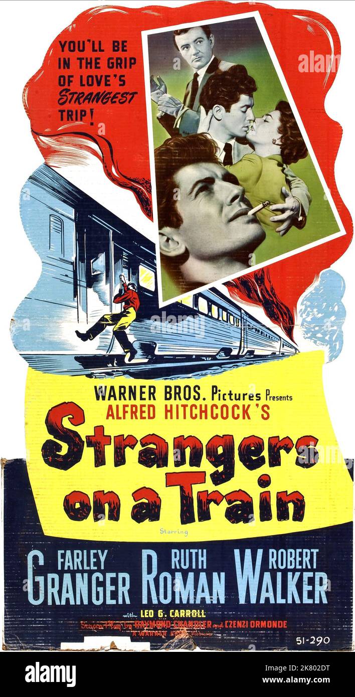 Strangers on a train movie poster director hi-res stock photography and ...