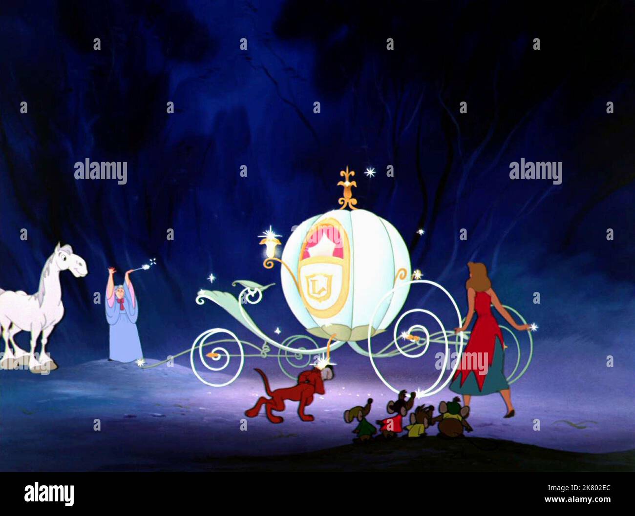 Fairy Godmother & Cinderella Film: Cinderella (USA 1950) Characters ...
