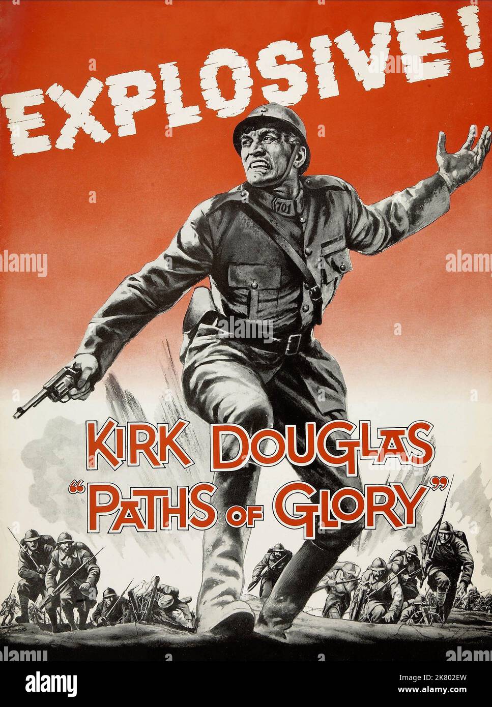 Kirk Douglas Poster Film: Paths Of Glory (USA 1957) Characters: Col ...