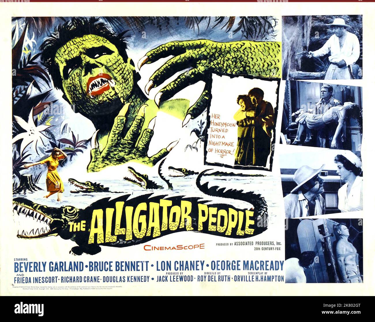 Movie Poster Film The Alligator People (1959) Director: Roy Del Ruth 22 ...