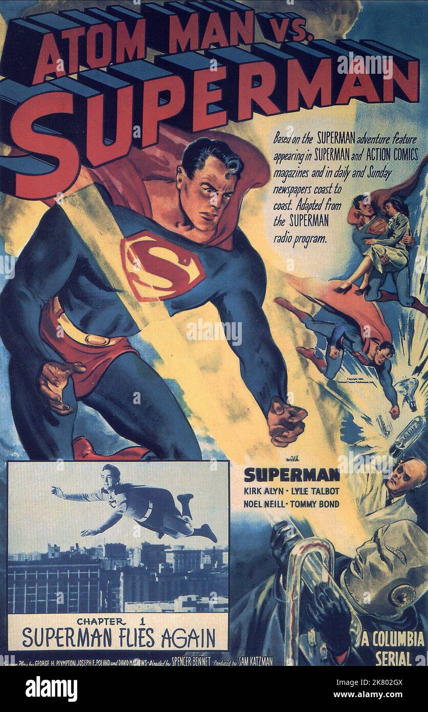 Superman film poster hi-res stock photography and images - Alamy