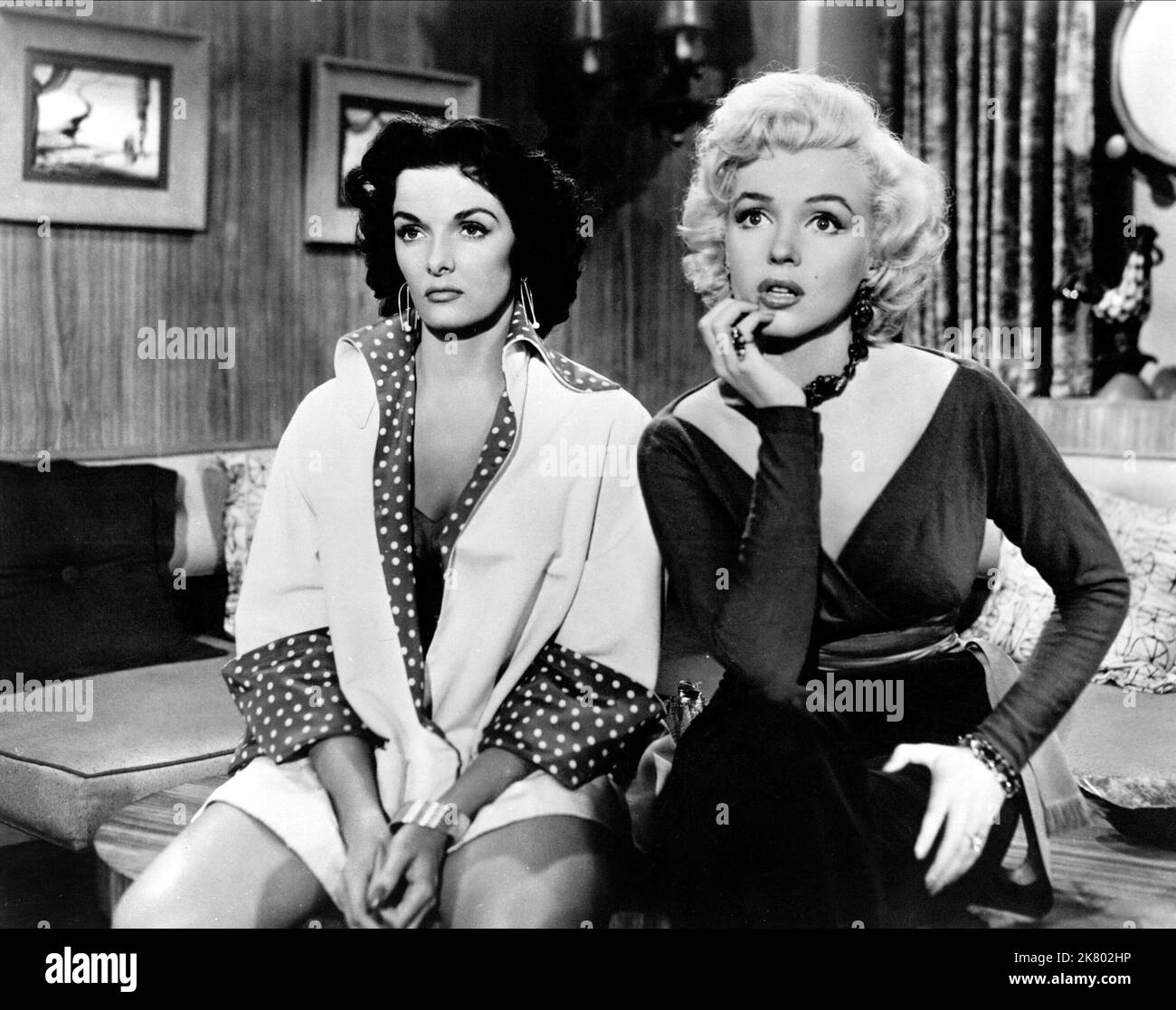 Jane Russell And Marilyn Monroe Film Gentlemen Prefer Blondes Usa 1953
