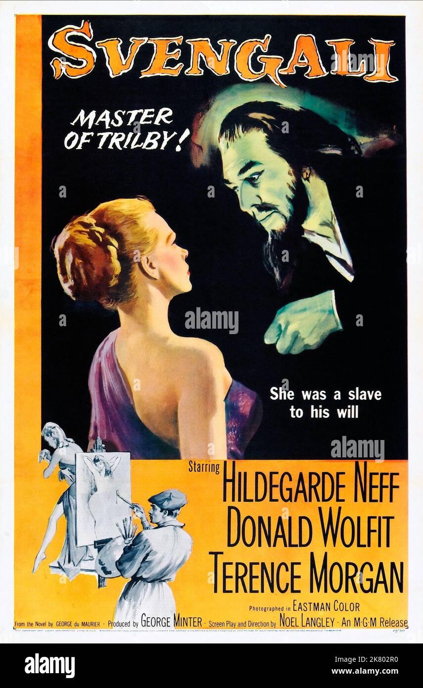 Hildegard Knef & Donald Wolfit Poster Film: Svengali (UK 1954 ...