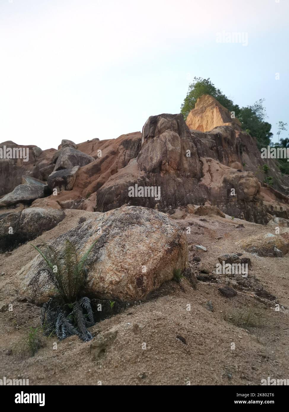 environment scene around the quarry area Stock Photo - Alamy