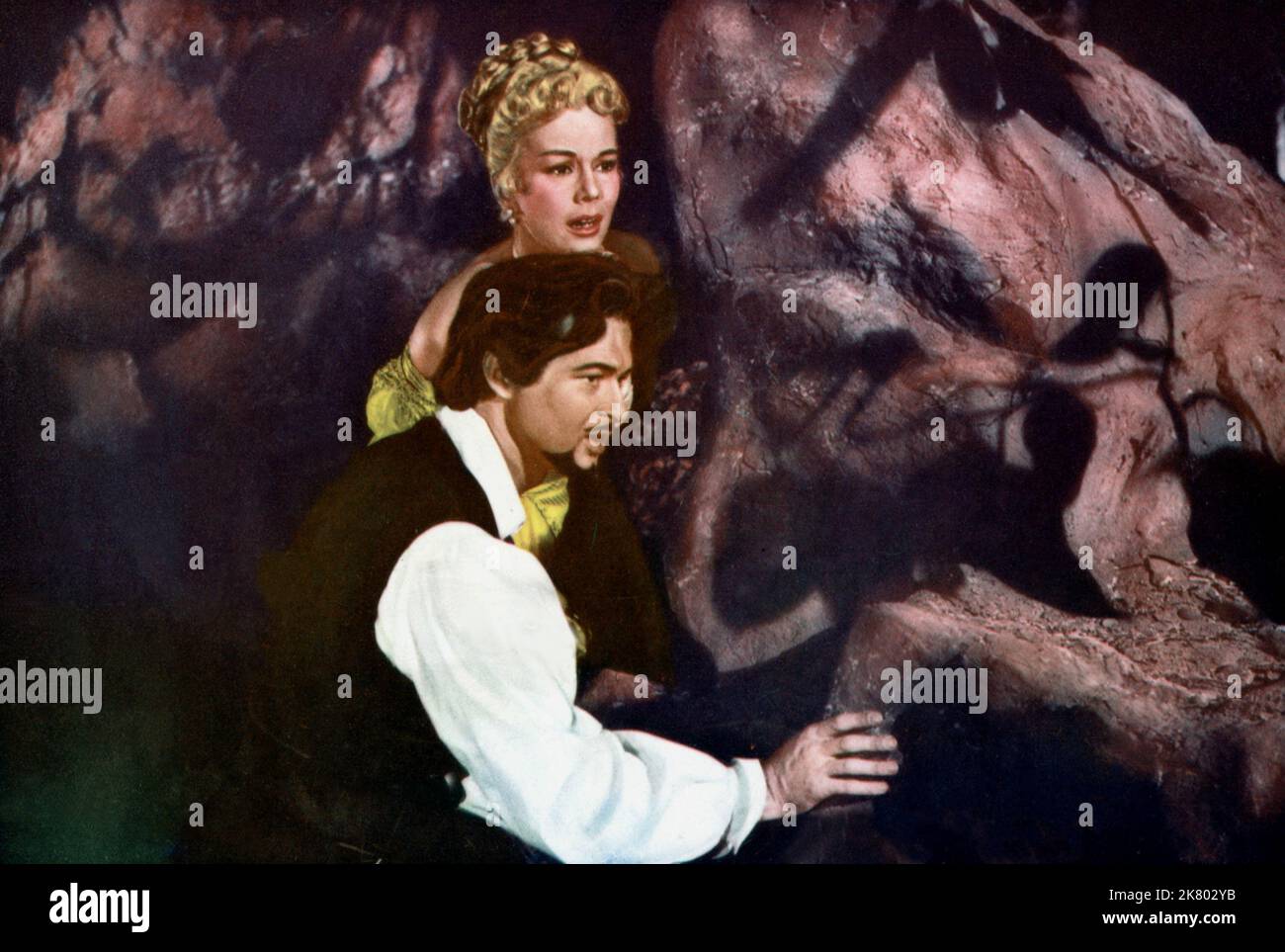 Anthony Dexter & Eva Gabor Film: Captain Kidd And The Slave Girl (1954 ...
