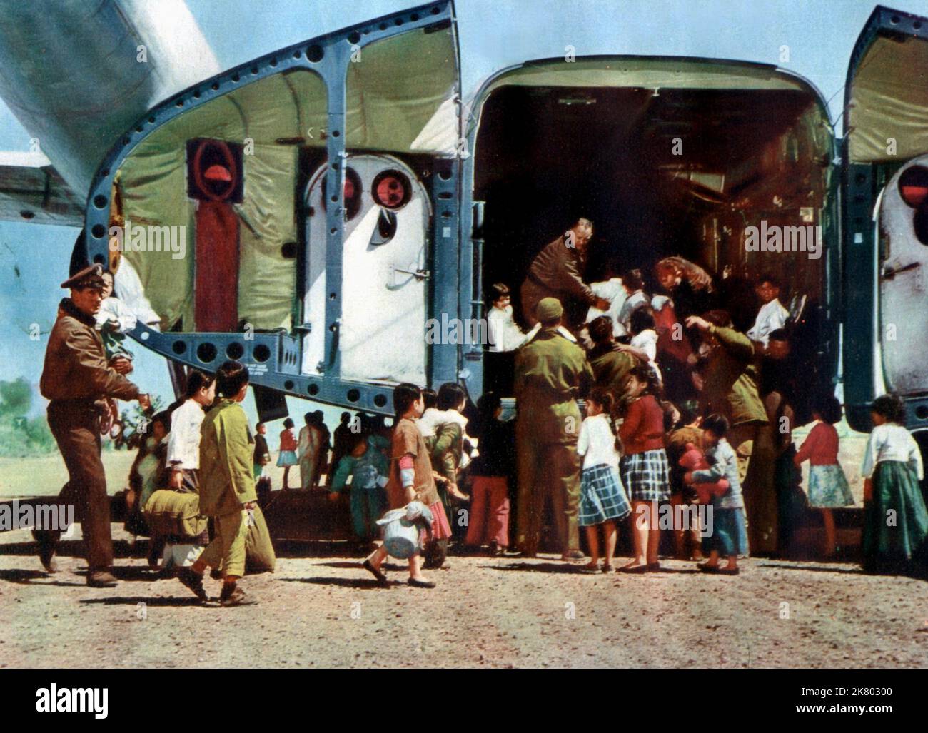 Rock Hudson & Children Film Battle Hymn (1956) Characters: Col. Dean ...