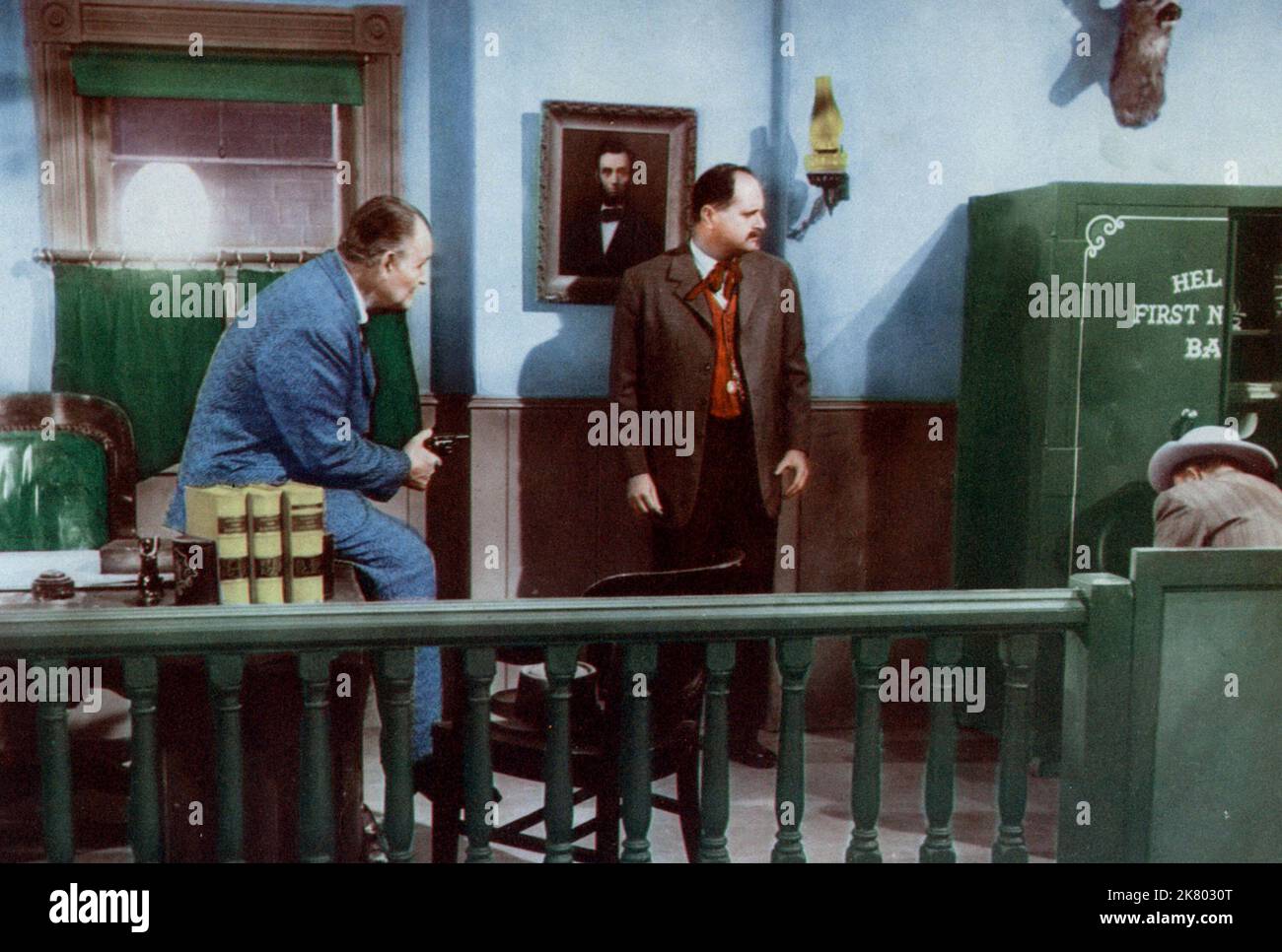 Scene With Emile Meyer Film Badlands Of Montana (1957) Characters: WITH ...