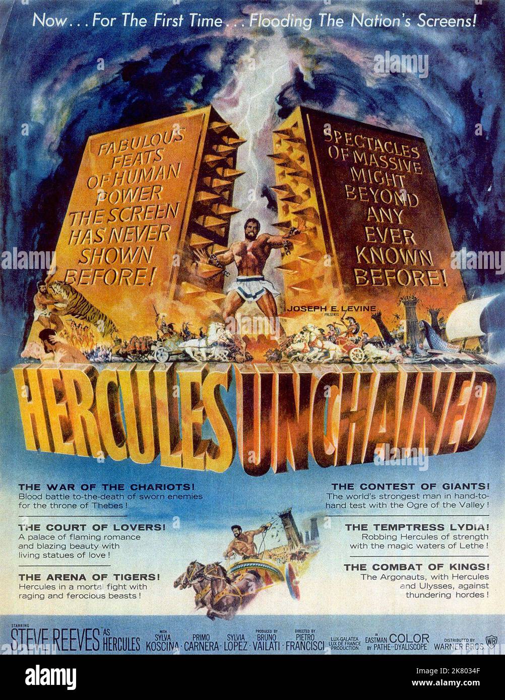 Film Poster Film: Hercules And The Queen Of Sheba; Hercules Unchained ...