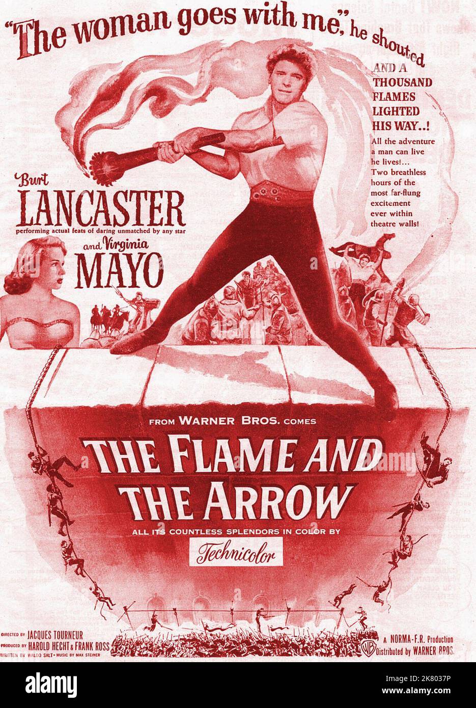 Burt lancaster flame arrow 1950 hi-res stock photography and images - Alamy