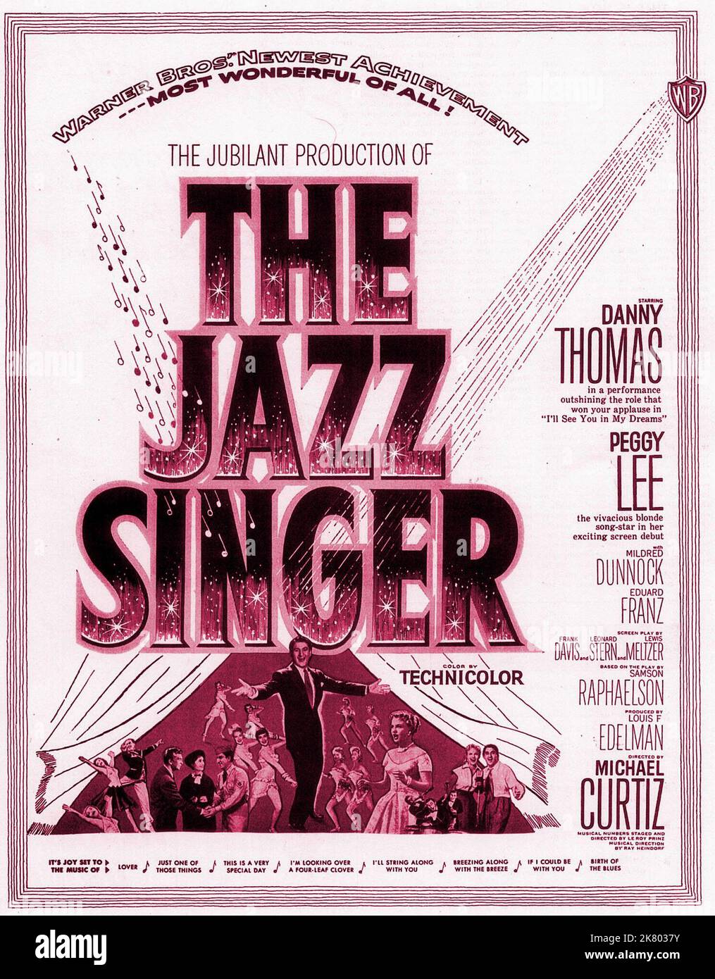 Film Poster Film: The Jazz Singer (1954) Director: Michael Curtiz 30 ...