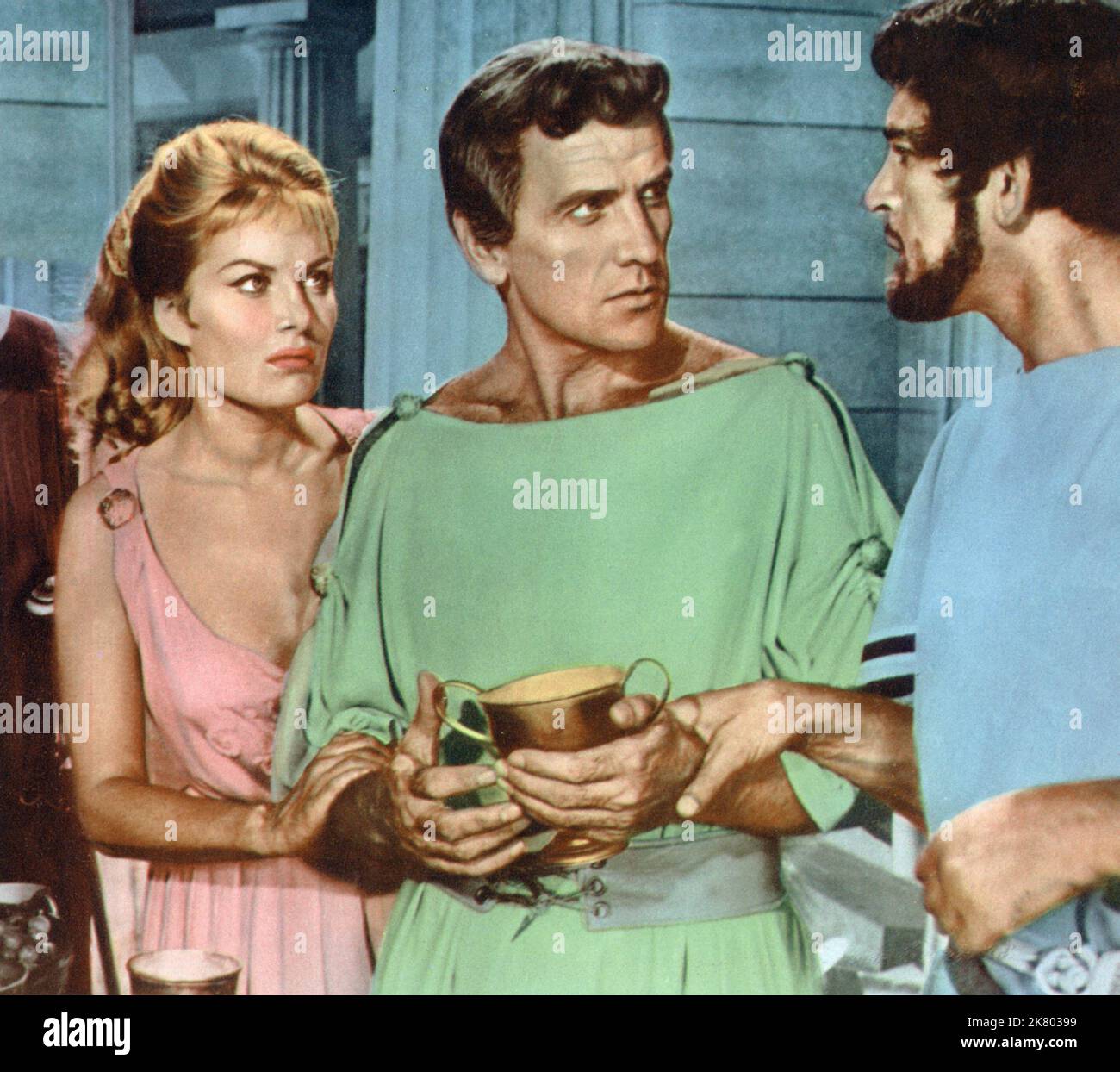 Belinda Lee & Jacques Sernas Film The Goddess Of Love (1958) Characters ...