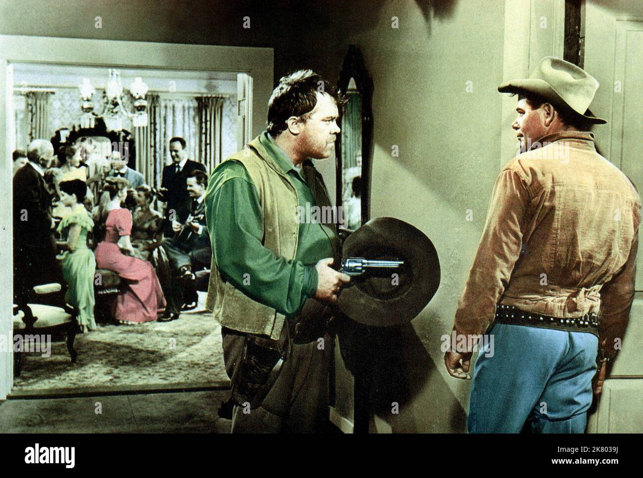 Mickey Shaughnessy & Glenn Ford Film: The Sheepman (1956) Characters ...