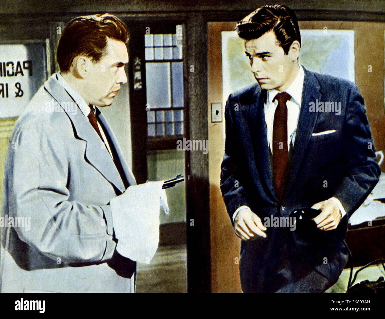 Edmond O'Brien & Robert Wagner Film: Stopover Tokyo (USA 1957 ...