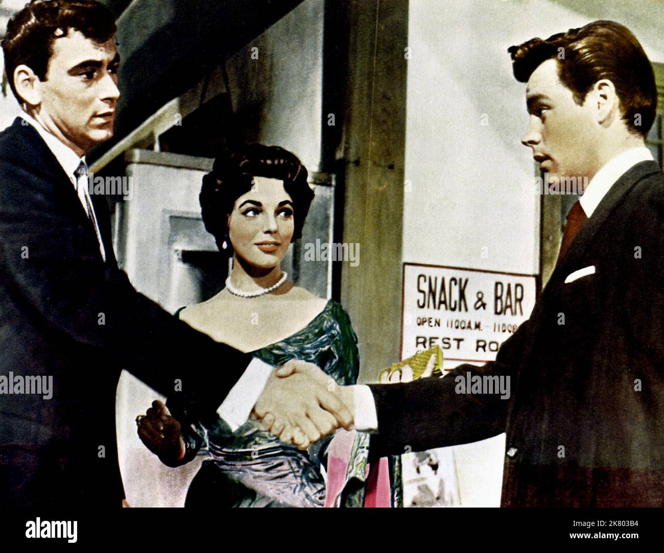Joan Collins & Robert Wagner Film Stopover Tokyo (USA 1957) Characters ...