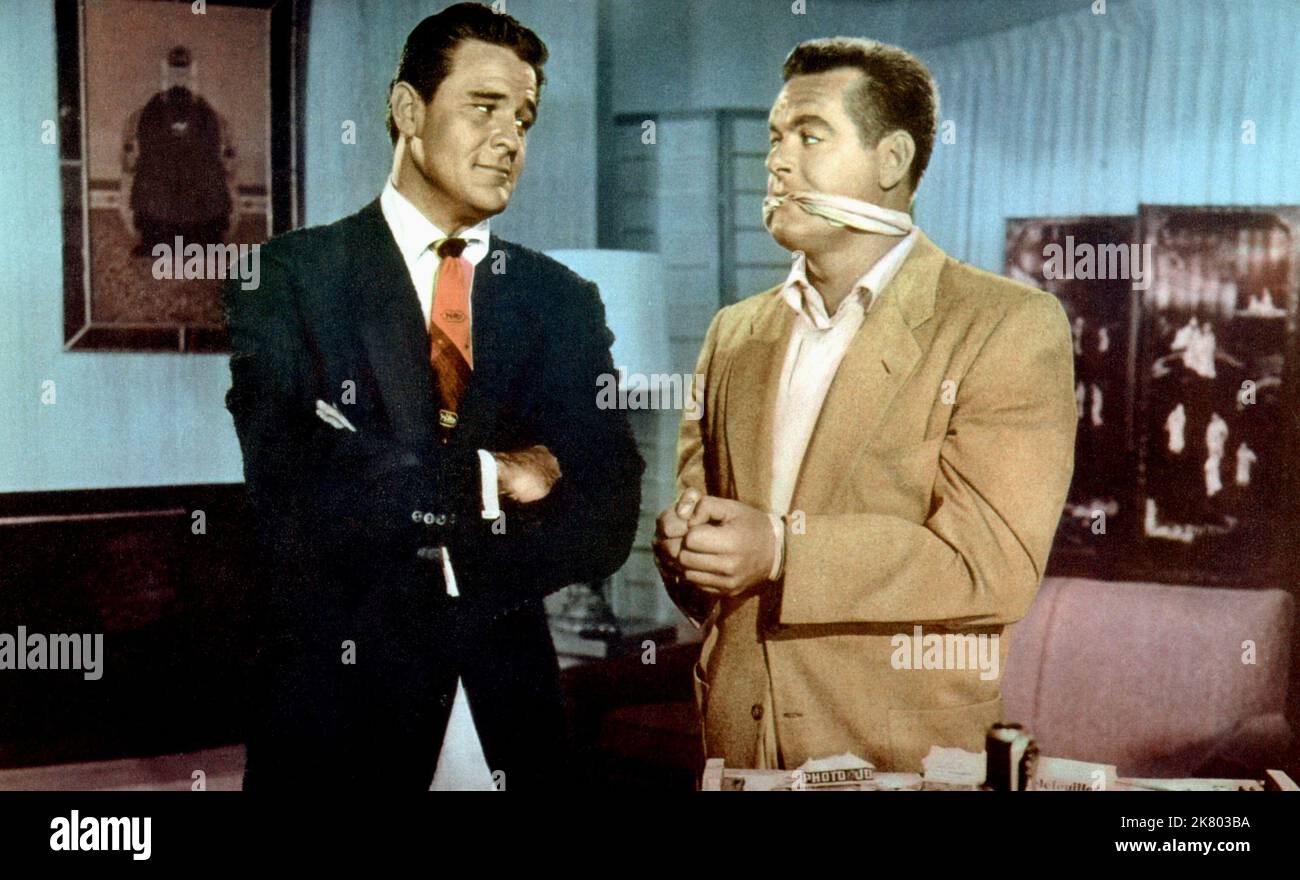 Robert Keys & John Close Film Street Of Darkness (1958) Characters ...