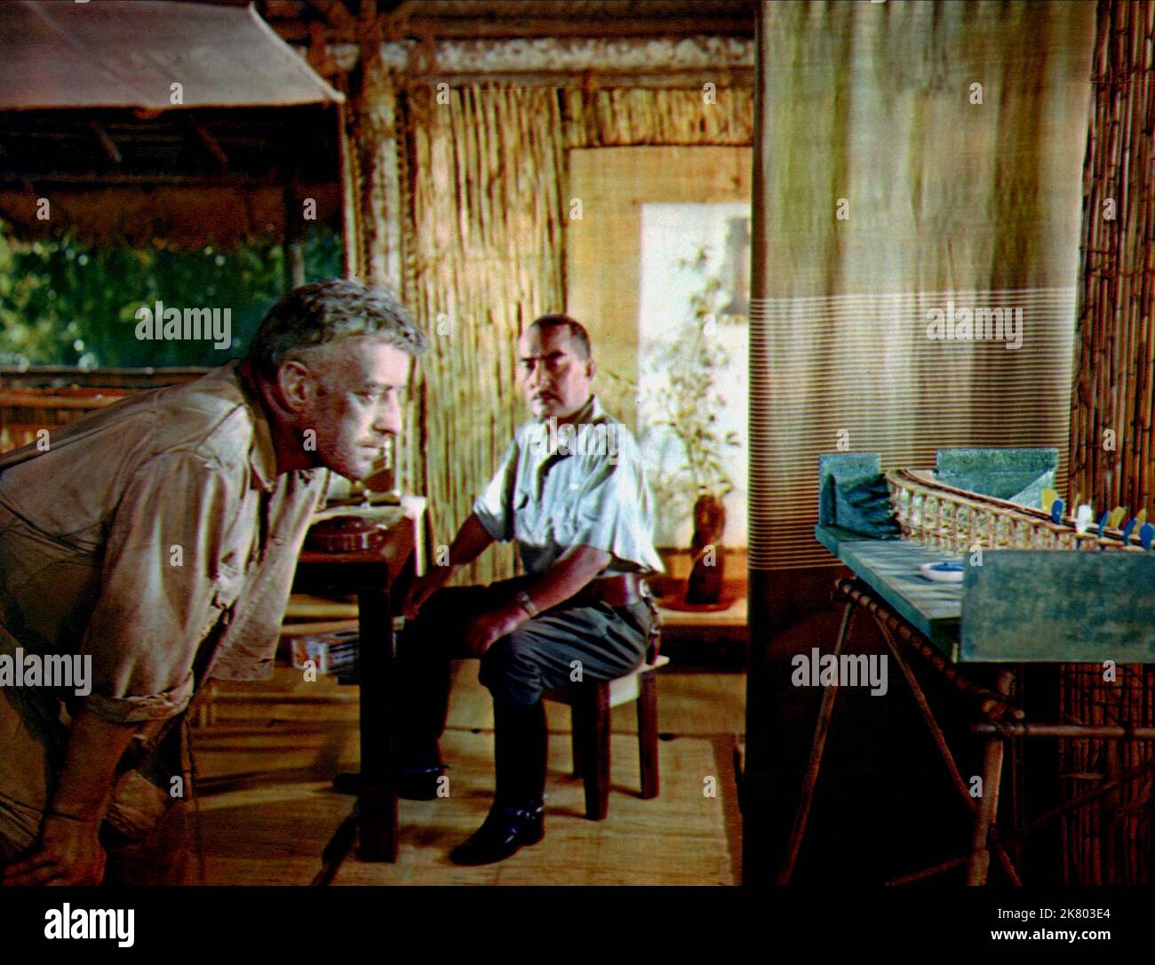 Alec Guinness & Sessue Hayakawa Film The Bridge On The River Kwai (1957 ...