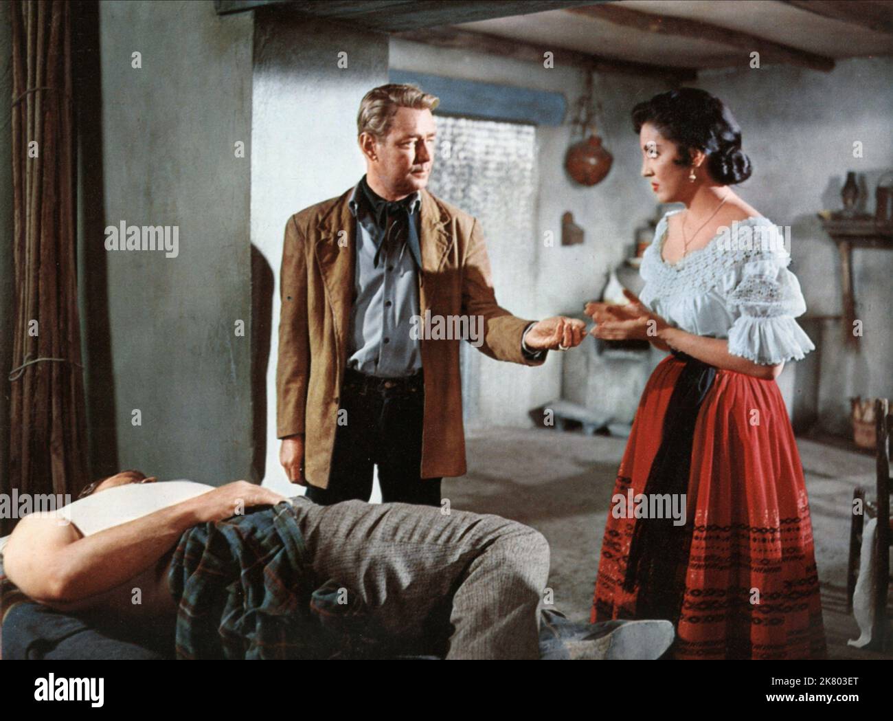 Alan Ladd & Katy Jurado Film The Badlanders (1956) Characters: Peter ...