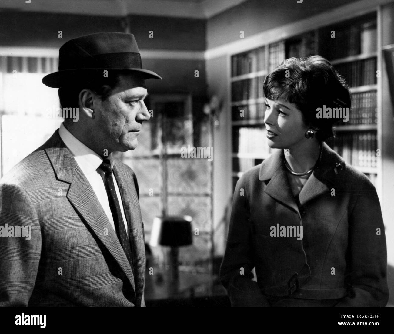 Eddie Constantine & Dawn Addams Film: The Treasure Of San Teresa; Hot ...