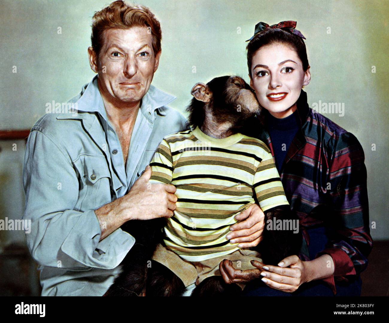 Danny Kaye, Chimp & Pier Angeli Film Merry Andrew (1951) Characters ...