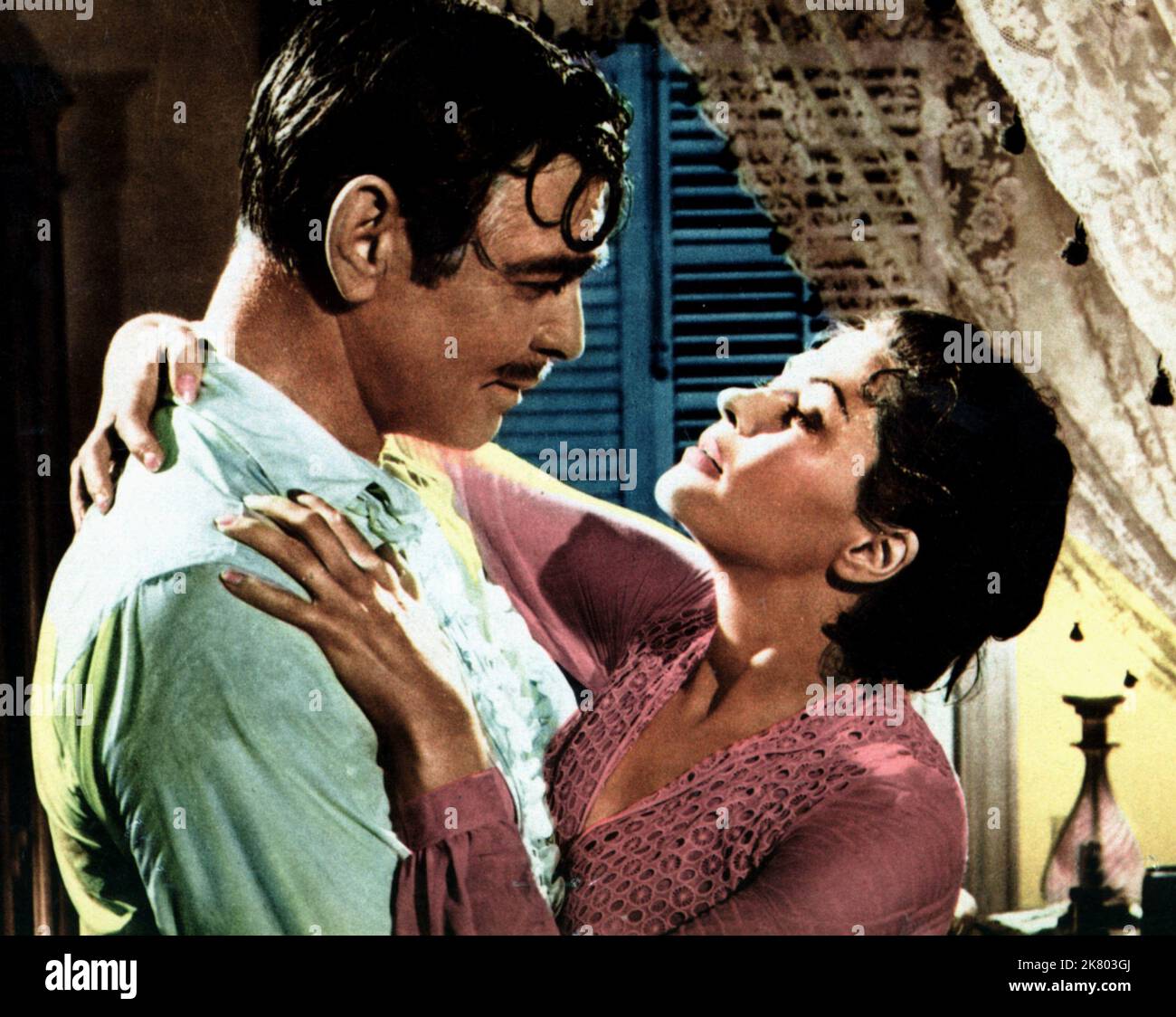 Clark Gable & Yvonne De Carlo Film Band Of Angels (1957) Characters ...