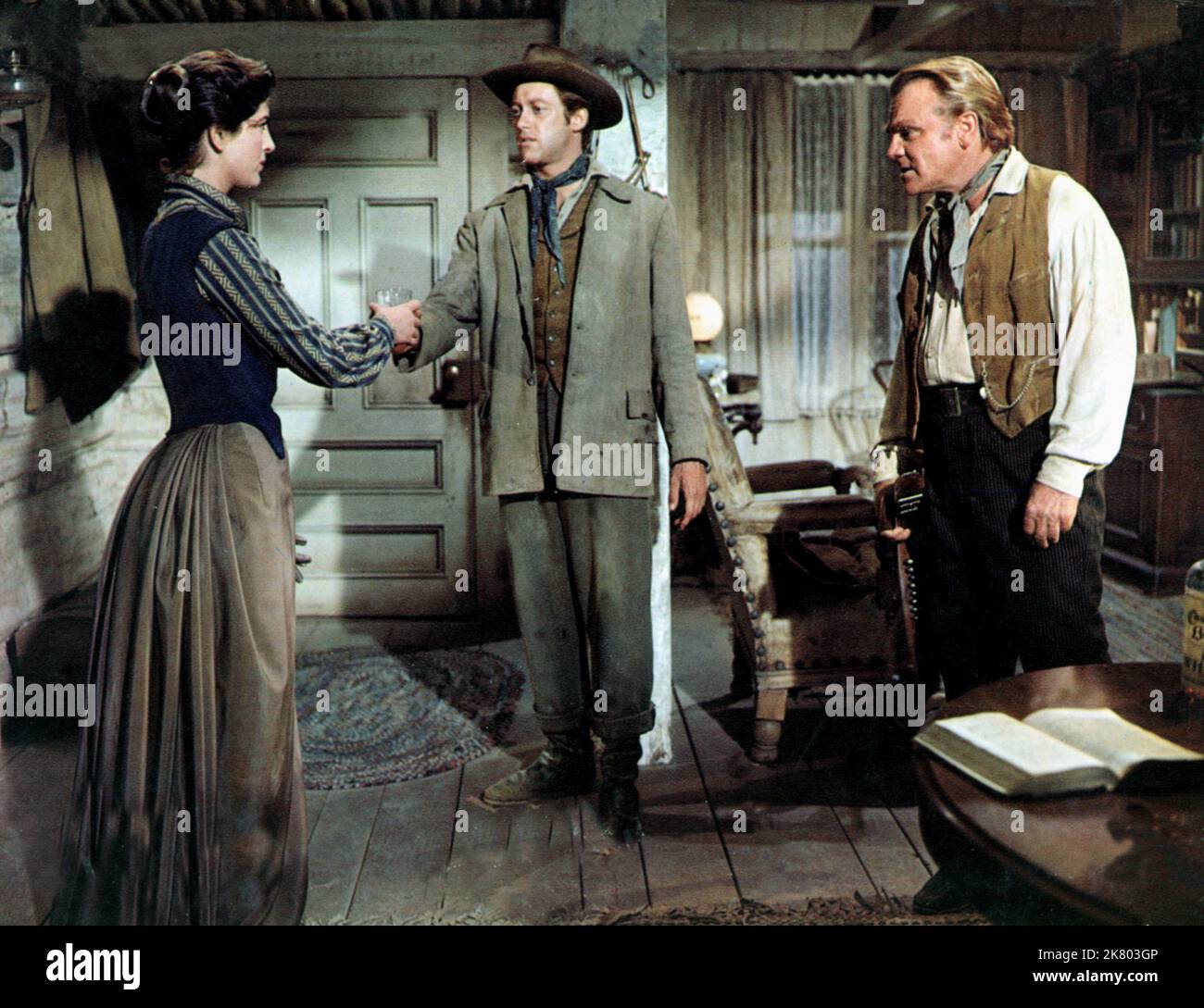 Irene Papas, Don Dubbins & James Cagney Film Tribute To A Bad Man (1956 ...
