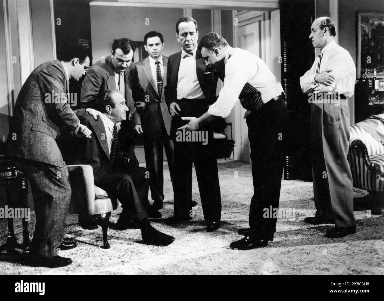 Humphrey Bogart & Rod Steiger Film The Harder They Fall (1952 ...