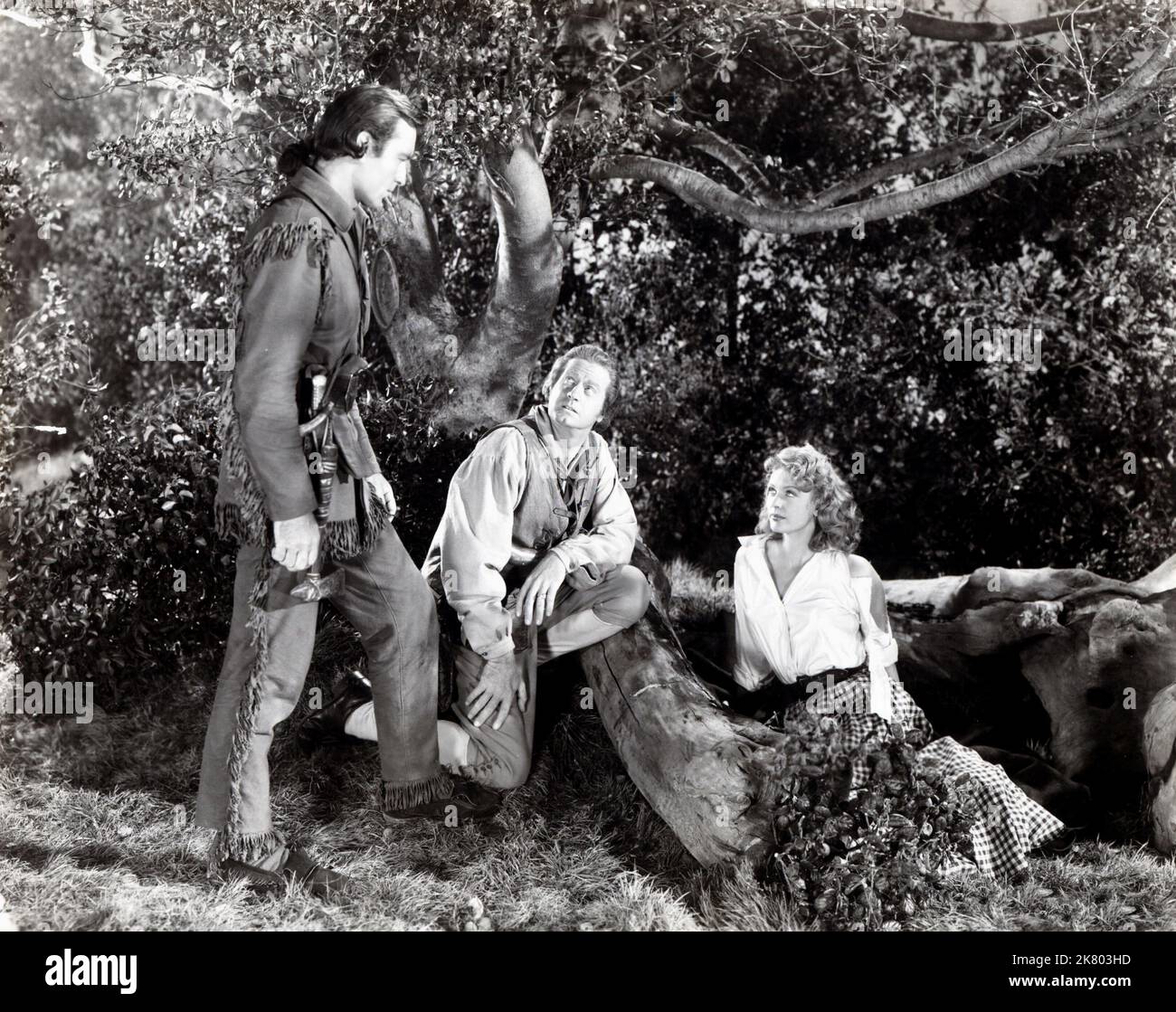 George Montgomery, James Seay & Phyllis Fowler Film Fort Ti (1956 ...