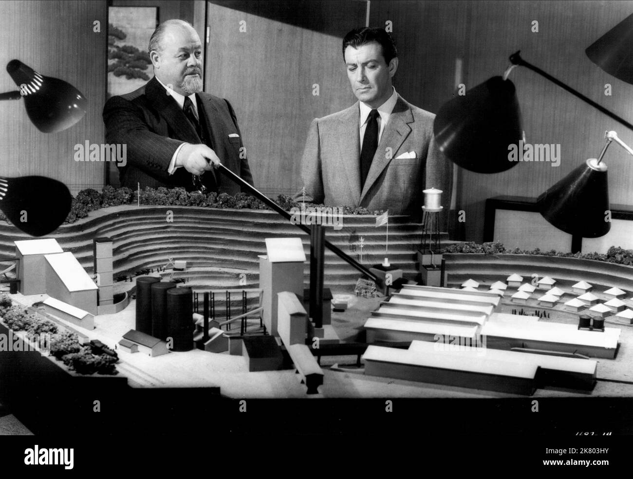 Burl Ives & Robert Taylor Film The Power And The Prize (1959) Characters: George Salt & Cliff ...