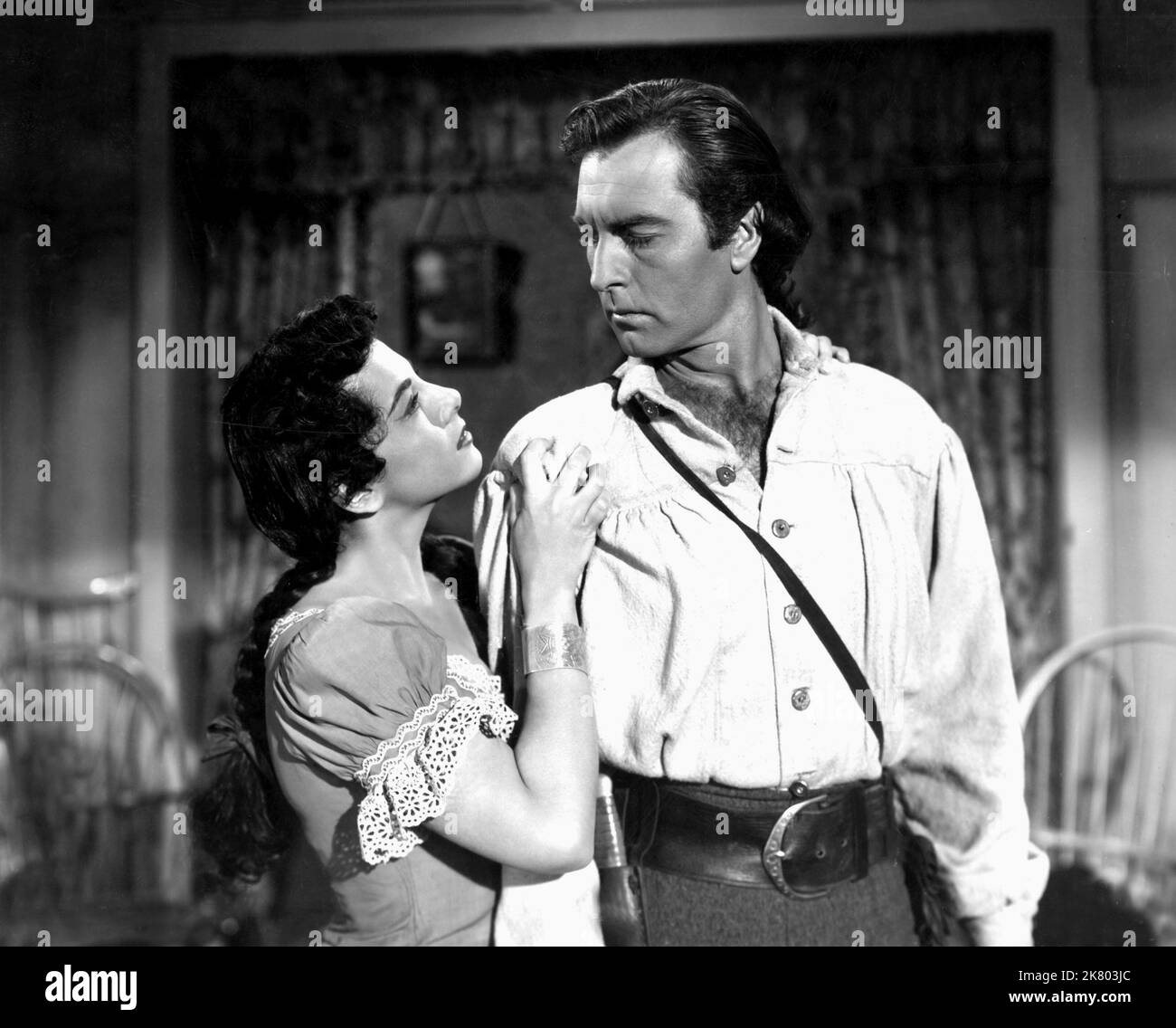 Phyllis Fowler & George Montgomery Film: Fort Ti (1953) Characters ...