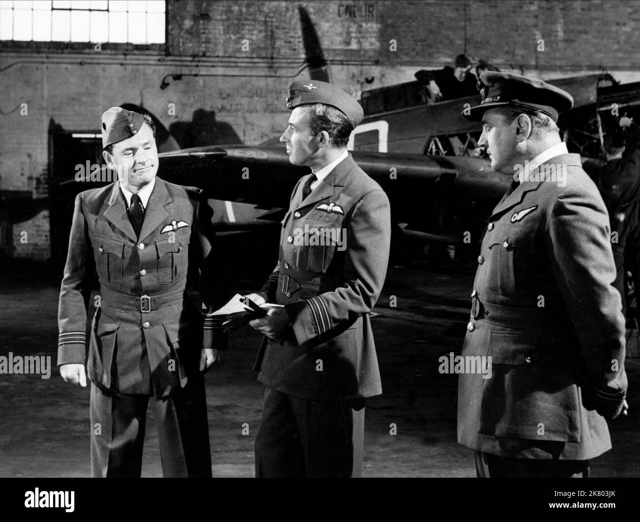 Ernest Clark, Kenneth More & Bob Gregory Film: Reach For The Sky (1958 ...