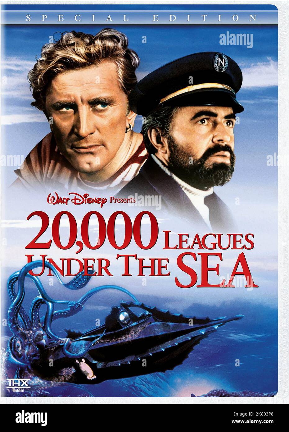 Kirk Douglas & James Mason Poster Film: 20,000 Leagues Under The Sea ...