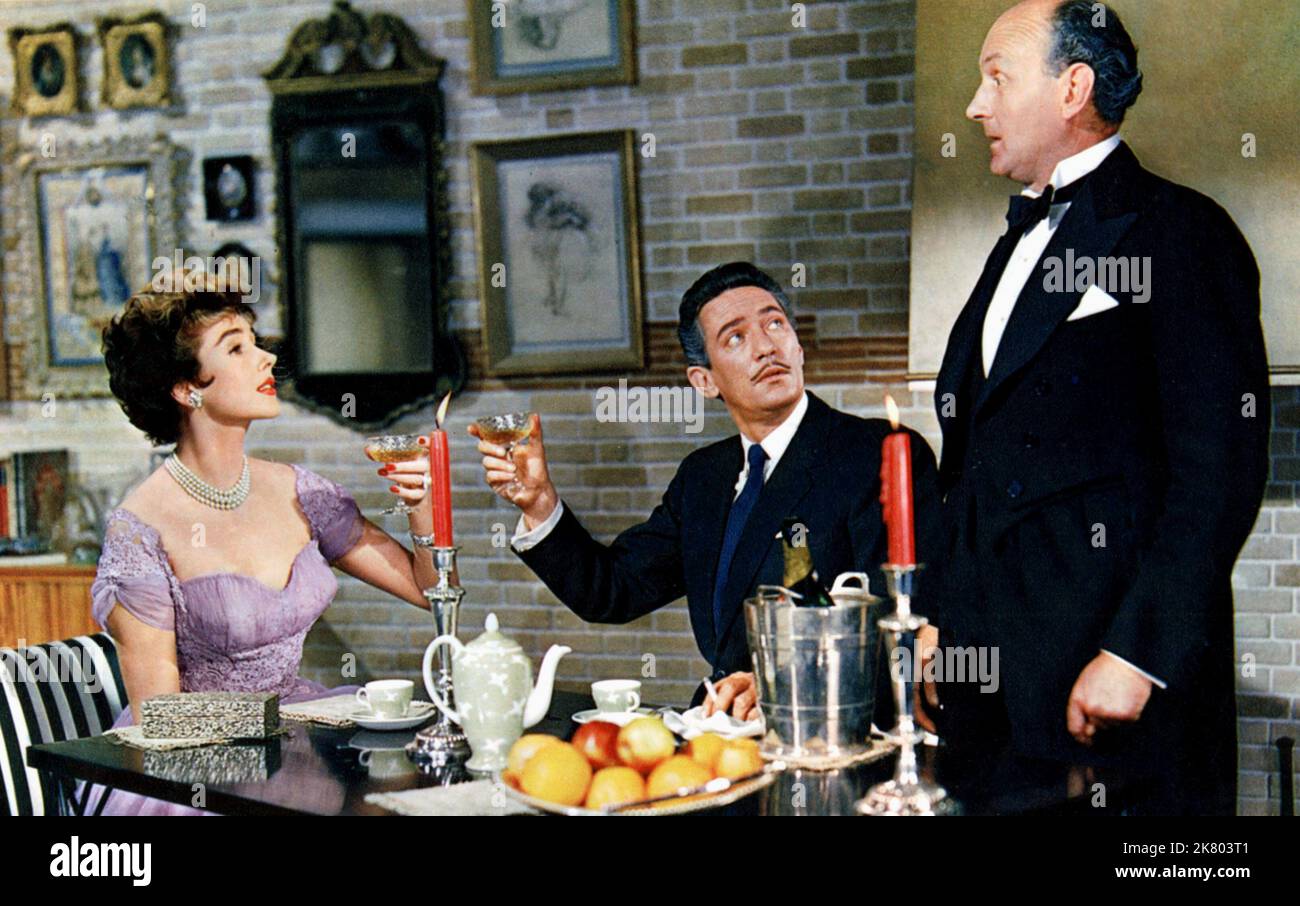 Kay Kendall, Peter Finch & Maurice Denham Film Simon And Laura (1956 ...