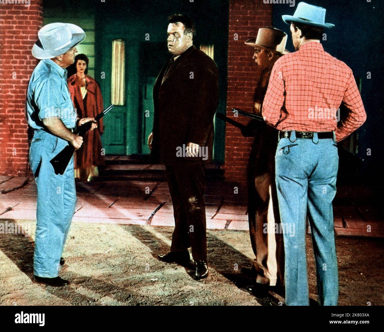 Ben Alexander, & Orson Welles Film: Man In The Shadow (1958) Director ...