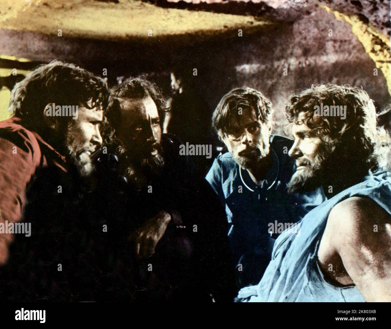 James Robertson Justice, Christopher Lee, Anthony Steel & Ronald Lewis ...