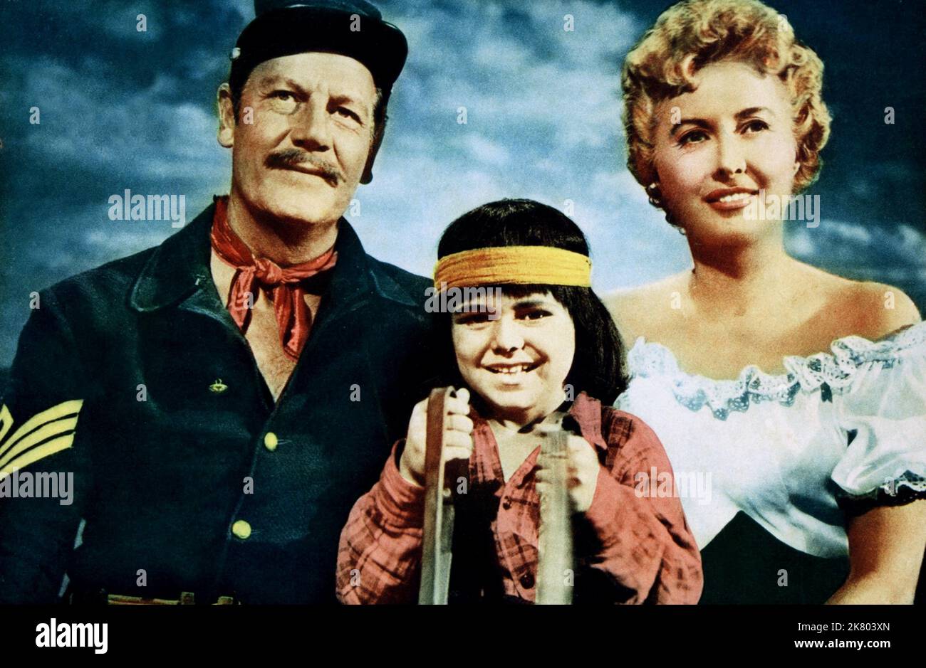 Joel Mccrea, Terry Lawrence & Barbara Stanwyck Film: Trooper Hook (1956 ...