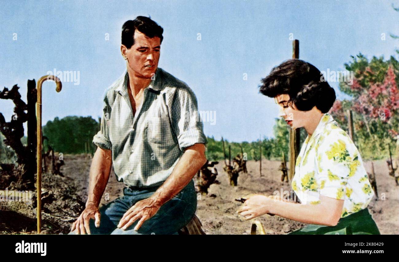 Rock Hudson & Jean Simmons Film This Earth Is Mine (1959) Characters ...