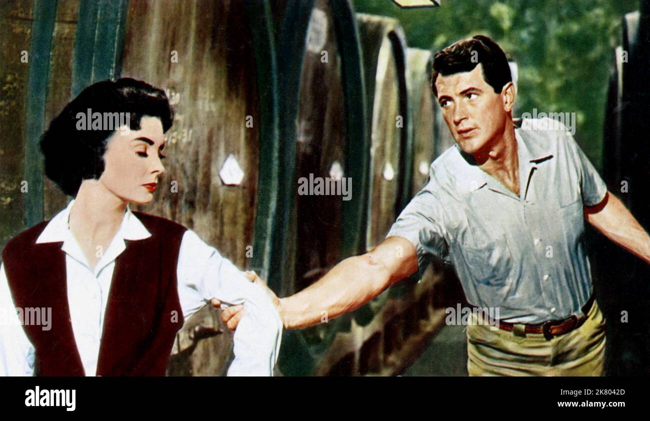 Jean Simmons & Rock Hudson Film: This Earth Is Mine (1959) Director ...