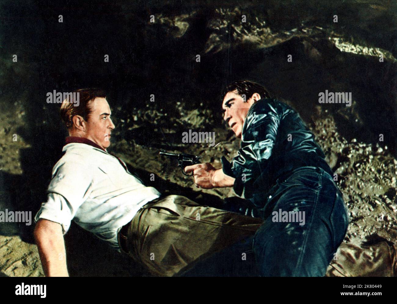 Ray Milland & Anthony Quinn Film The River'S Edge (USA 1957) Characters ...