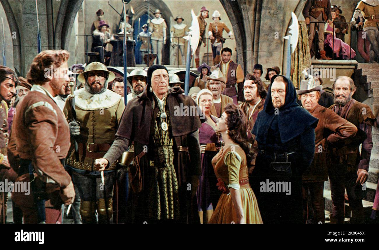 Oreste Kirkop, Walter Hampden & Kathryn Grayson Film: The Vagabond King ...