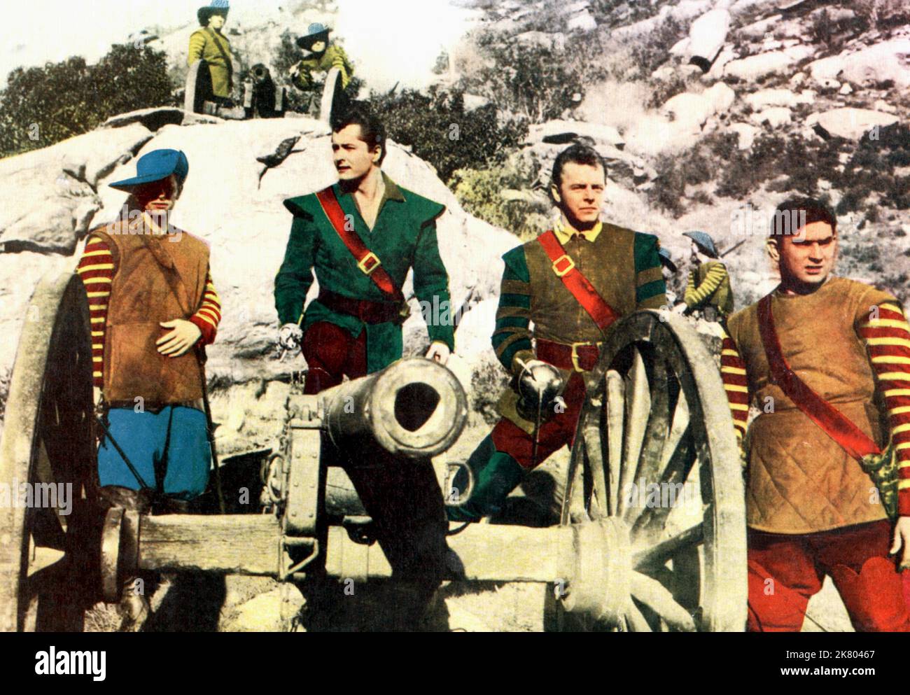 John Derek Film Prince Of Pirates (1953) Characters: Prince Roland ...