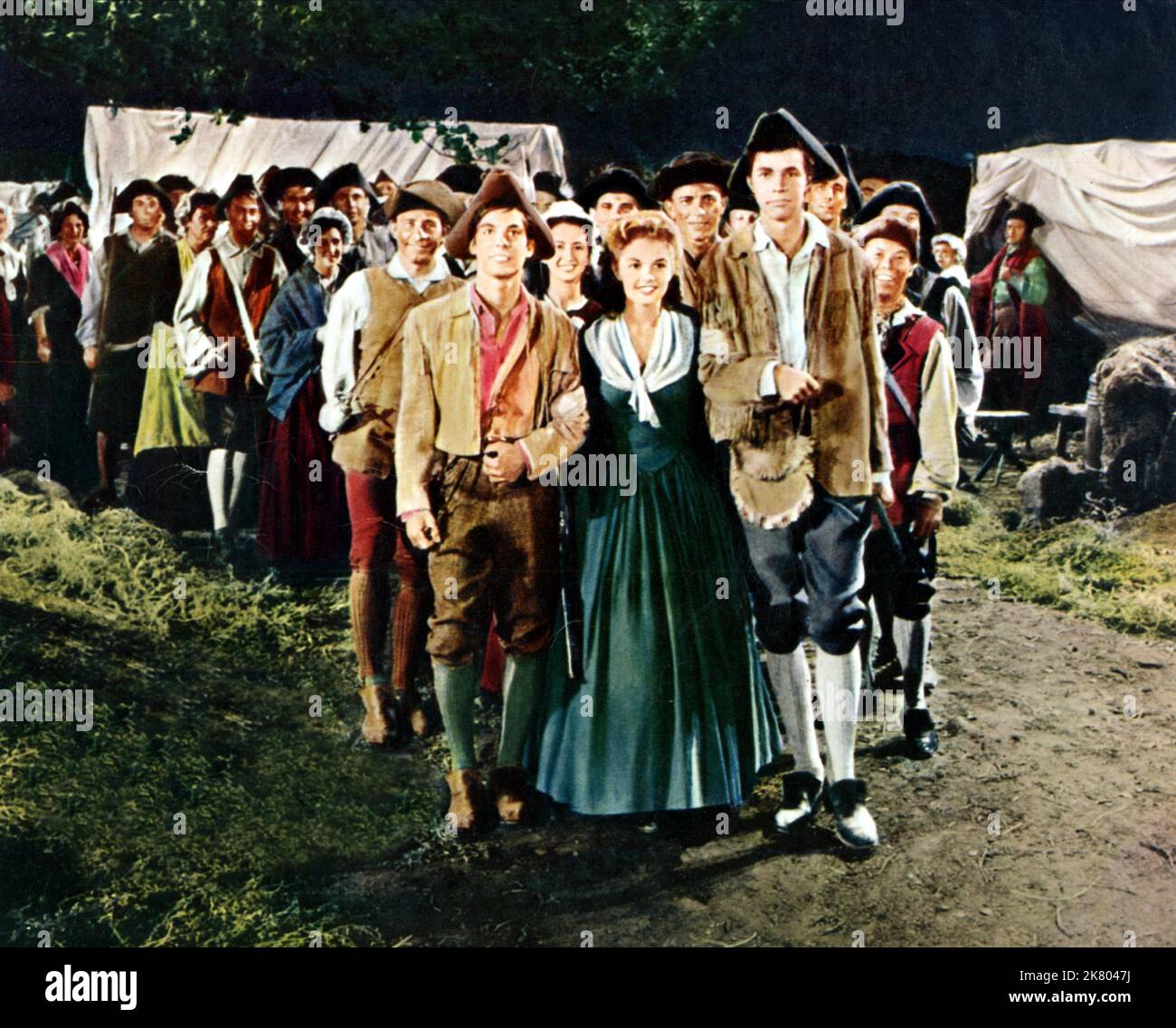 Hal Stalmaster, Luana Patten & Richard Beymer Film: Johnny Tremain ...