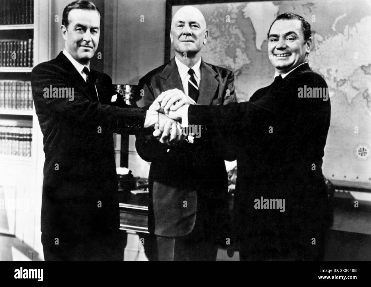 Ray Milland, Dean Jagger & Ernest Borgnine Film: Three Brave Men (1956 ...